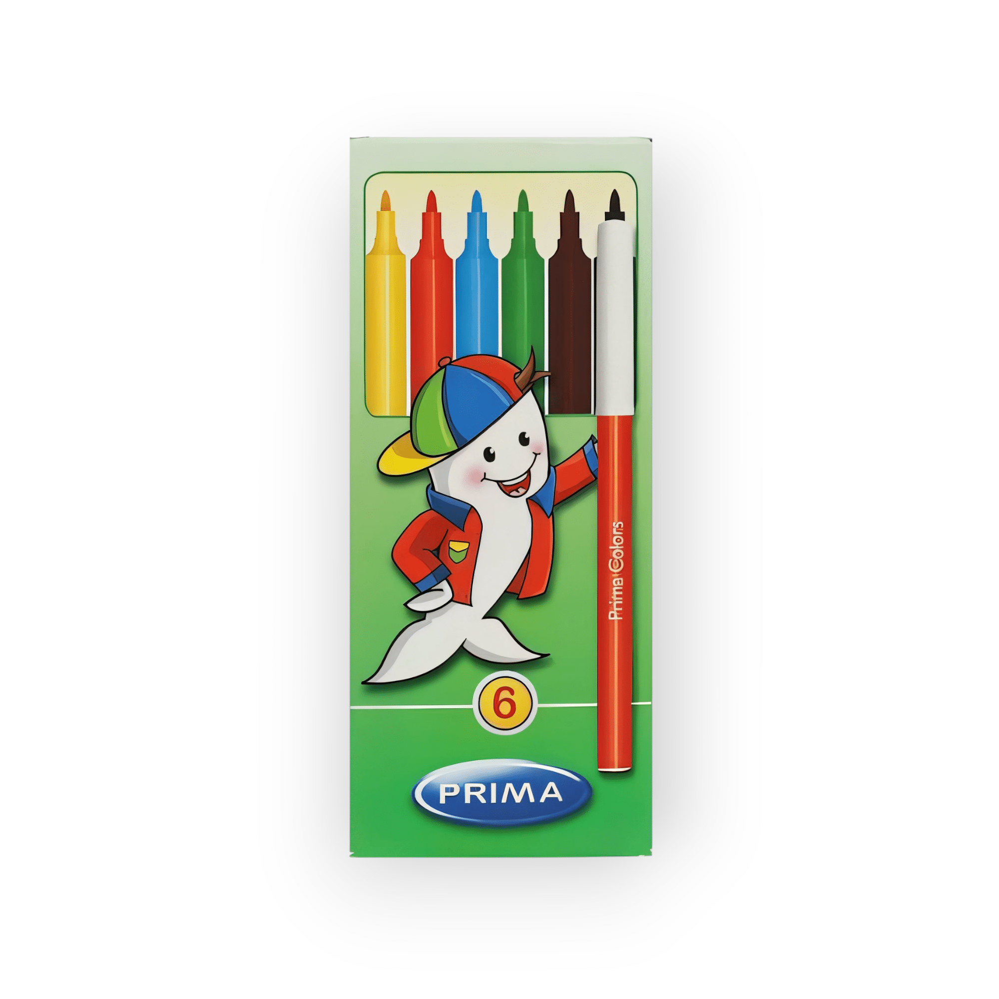 Prima Flomaster Fine Tip Markers – 6 or 12 Colors - مكتبة الرضوى